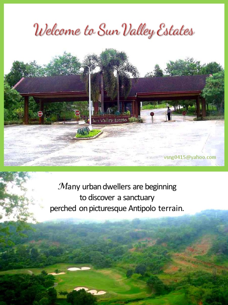 Sun Valley Residential Estates Overview | PDF | Golf Course | Bathroom