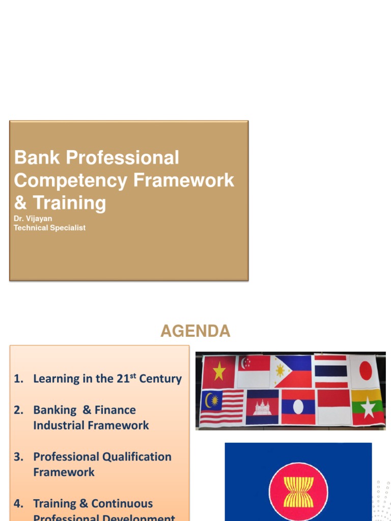 Bank Professional Competency Framework & Training: Dr. Vijayan ...