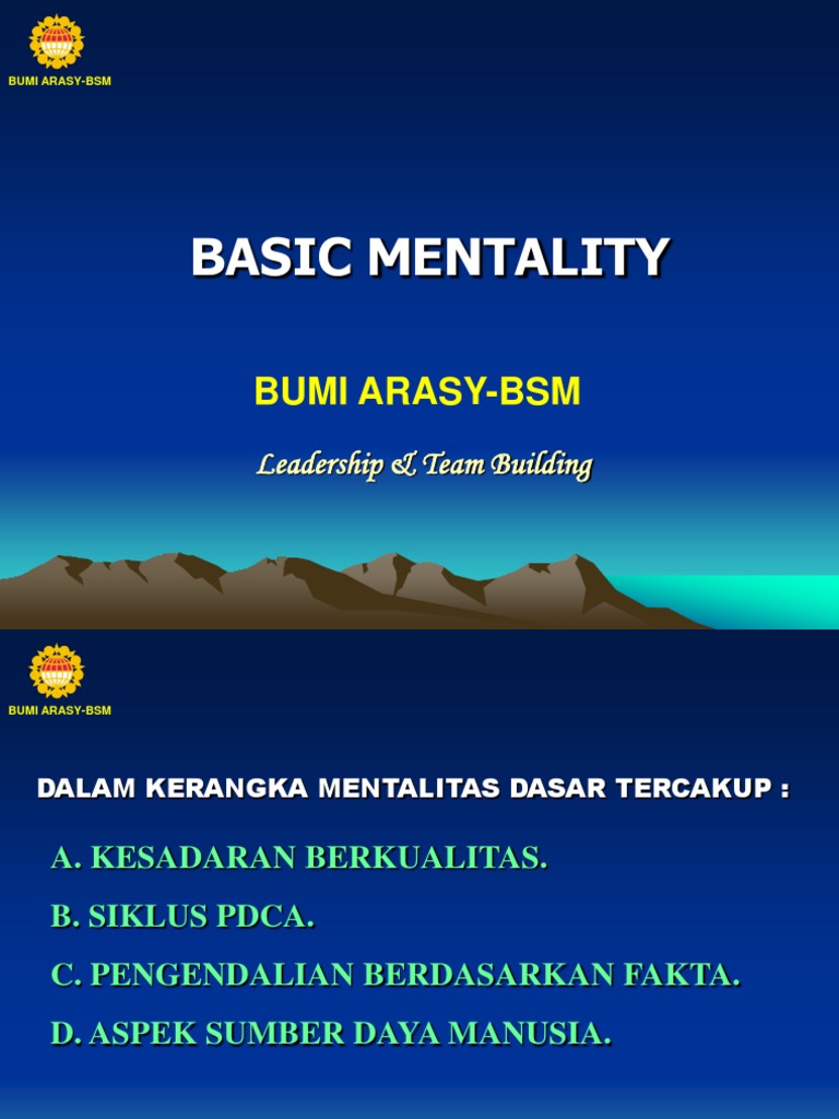 Basic Mentality Fix | PDF