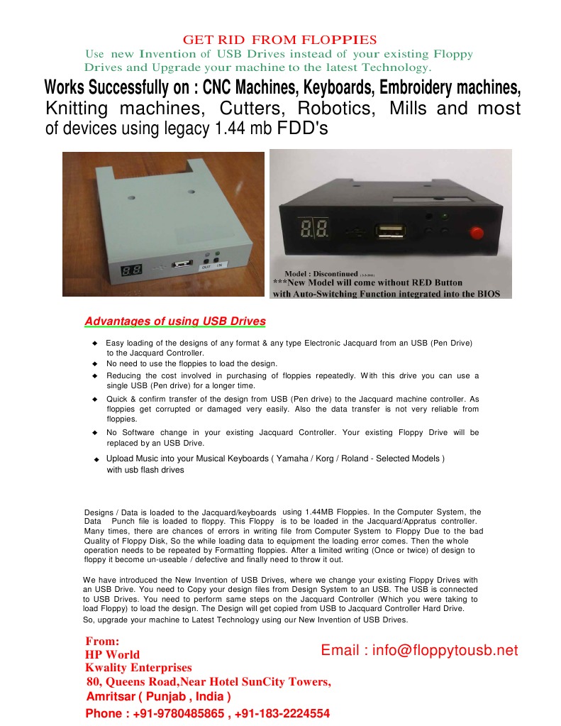 Floppy To Usb Converter Manual | PDF | Floppy Disk | Usb Flash Drive