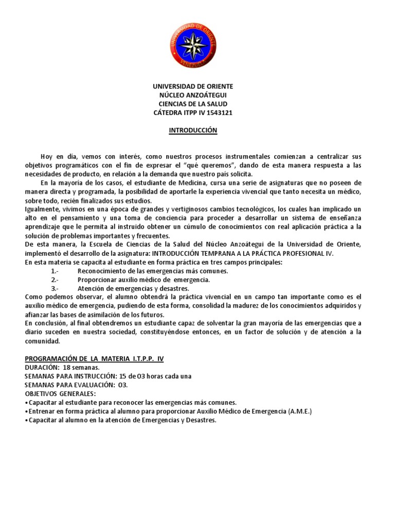 Programa de Itpp IV | PDF | Quemar | Hospital