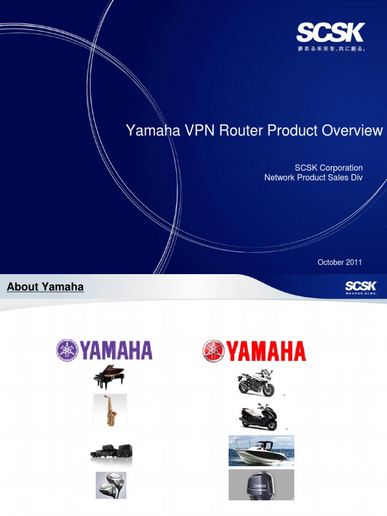 Yamaha Product Overview | PDF | Virtual Private Network | Voice Over Ip