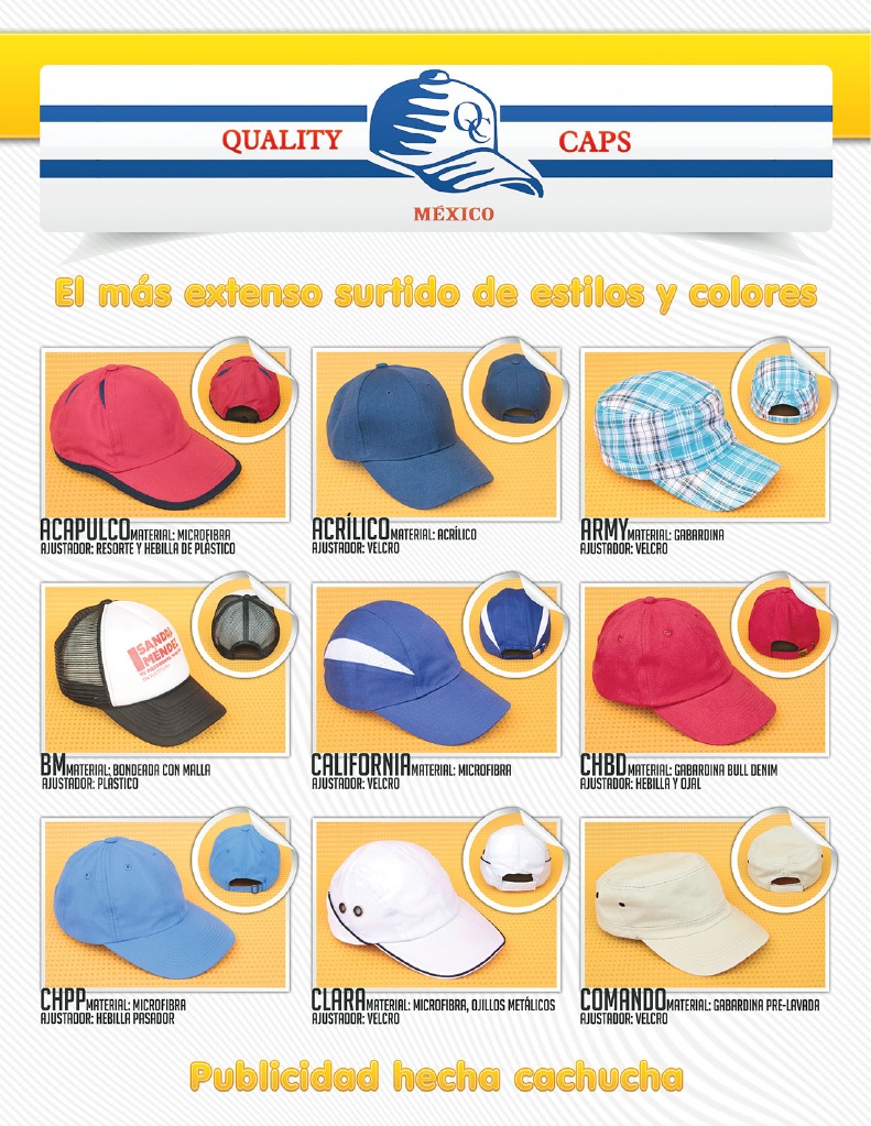 Catalogo Quality Caps | PDF