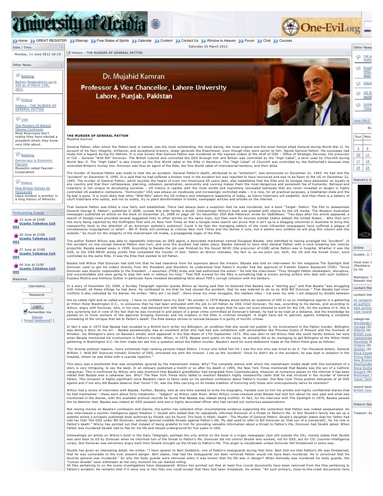 Book History Patton U of U - History - The Murder of General Patton | PDF | George S. Patton ...