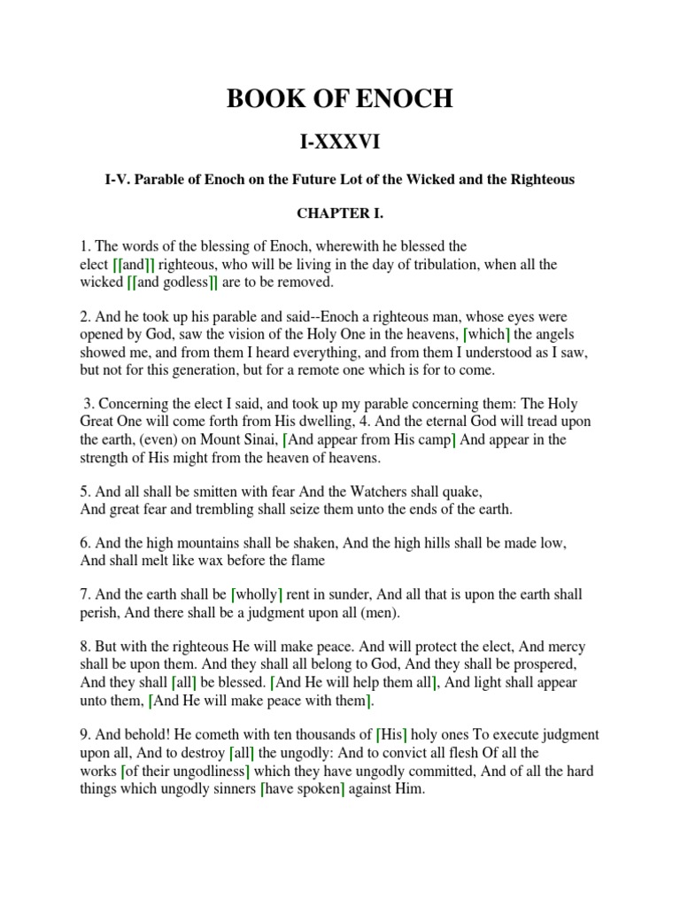 Book of Enoch | PDF | Last Judgment | Abrahamic Mythology
