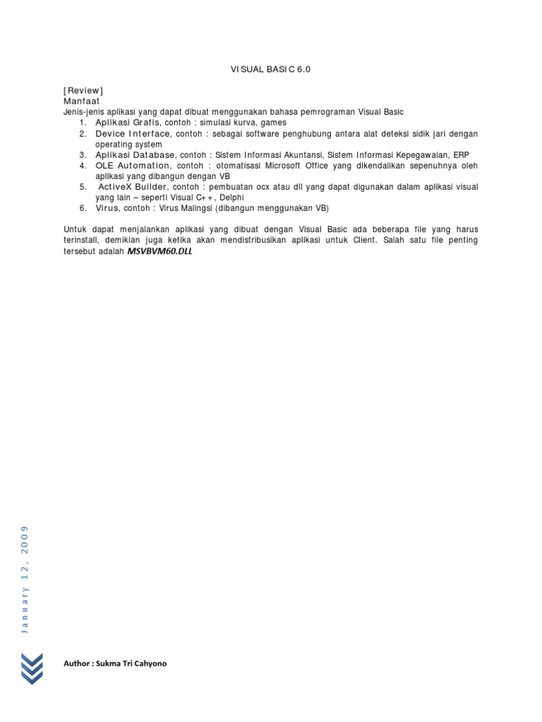 Latihan Visual Basic (Part 2) | PDF