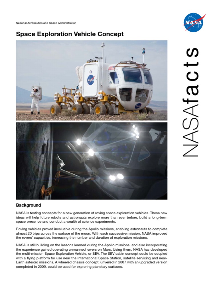 Space Exploration Vehicle | PDF | Nasa | Space Exploration