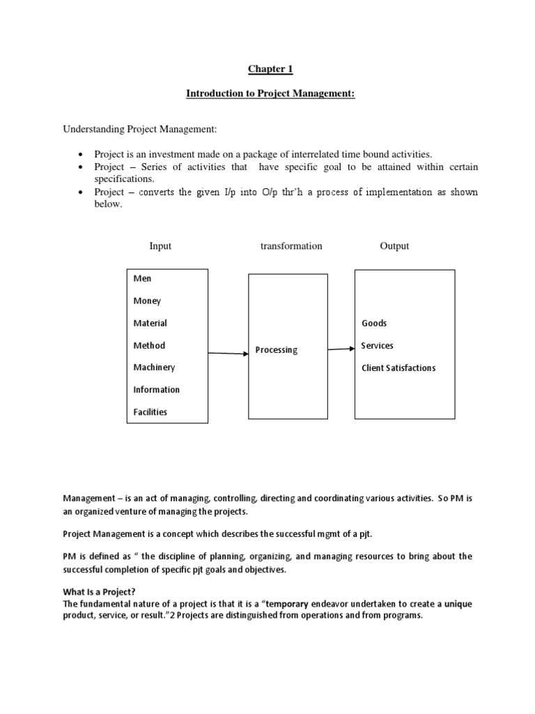 Project Managemet - BBM | Download Free PDF | Feasibility Study ...