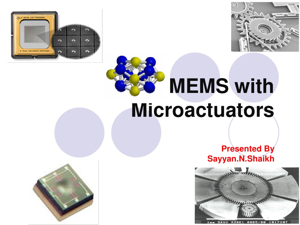 MEMS With Microactuators - by Sayyan | PDF | Valve | Electrostatics