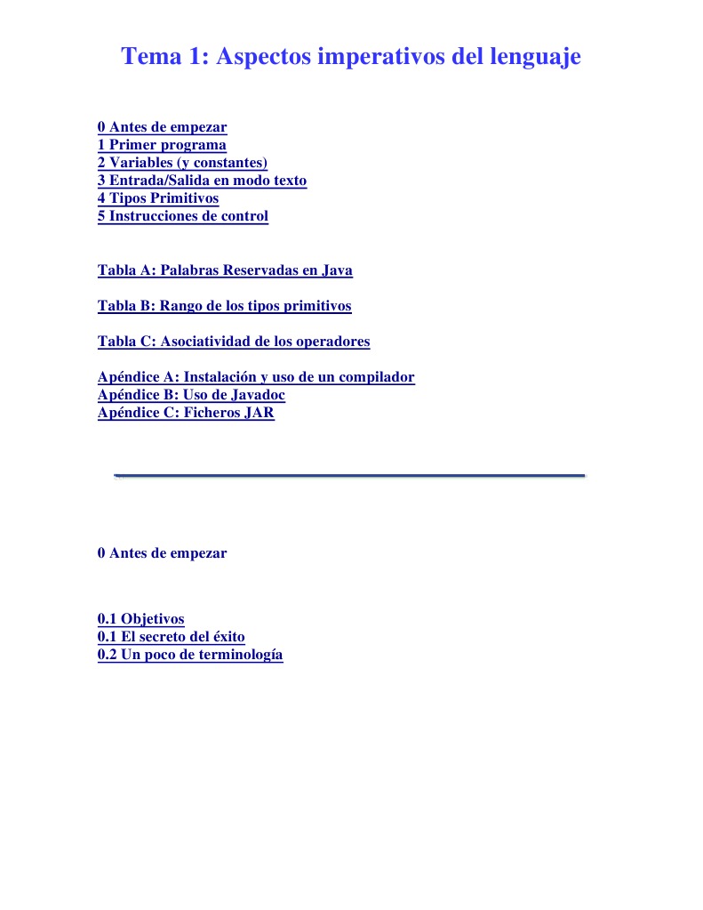 Manual Java Completo | Descargar gratis PDF | Java (lenguaje de programación) | Lenguaje de ...