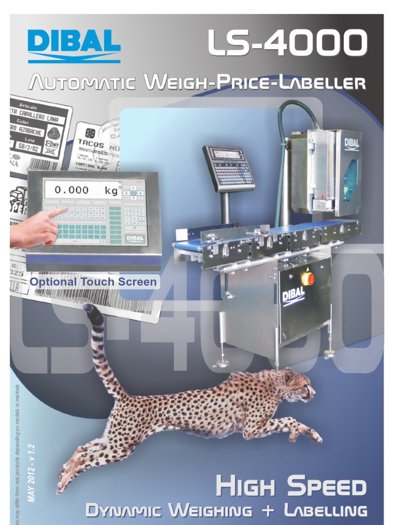 DIBAL - LS-4000 Automatic Weighing and Labelling Systems - Brochure | PDF | Barcode | Personal ...