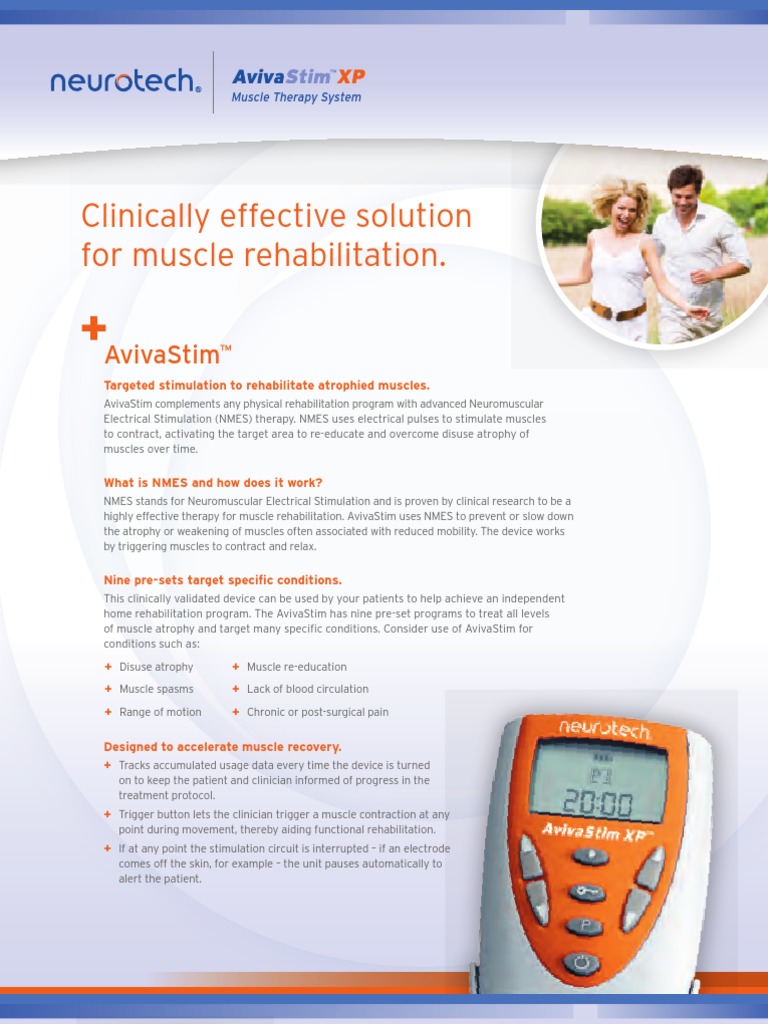 AvivaStim Muscle Therapy System | PDF | Physical Therapy | Clinical ...