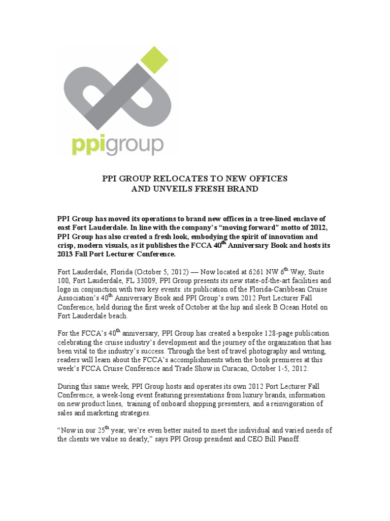 Recent News From PPI Group | PDF | Industries | Business