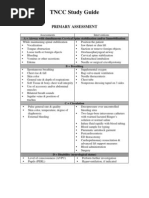 TNCC Study Guide | PDF | Major Trauma | Medicine