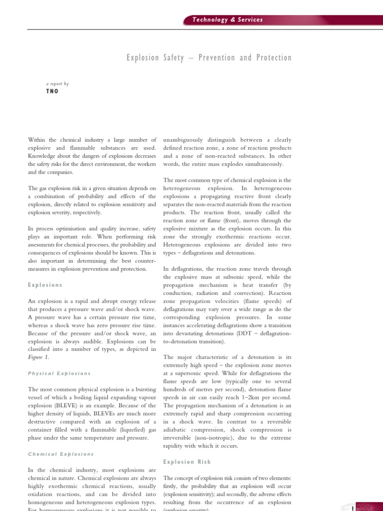 Tno 1 Tech | PDF | Explosion | Explosive Material