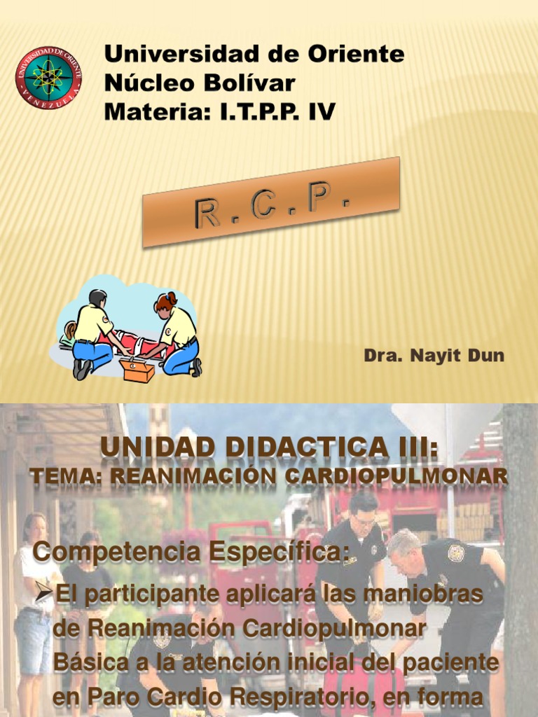 ABC RCP para El Blog | PDF | Reanimación cardiopulmonar | Paro cardíaco