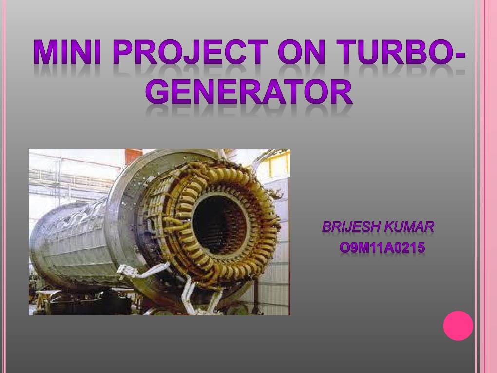 Overview of BHEL Turbo Generators | PDF | Insulator (Electricity ...