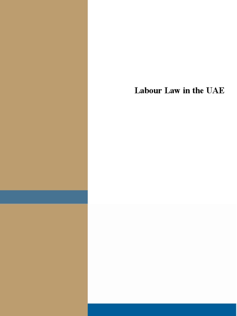 Labour Law in The UAE | PDF | Overtime | Employment