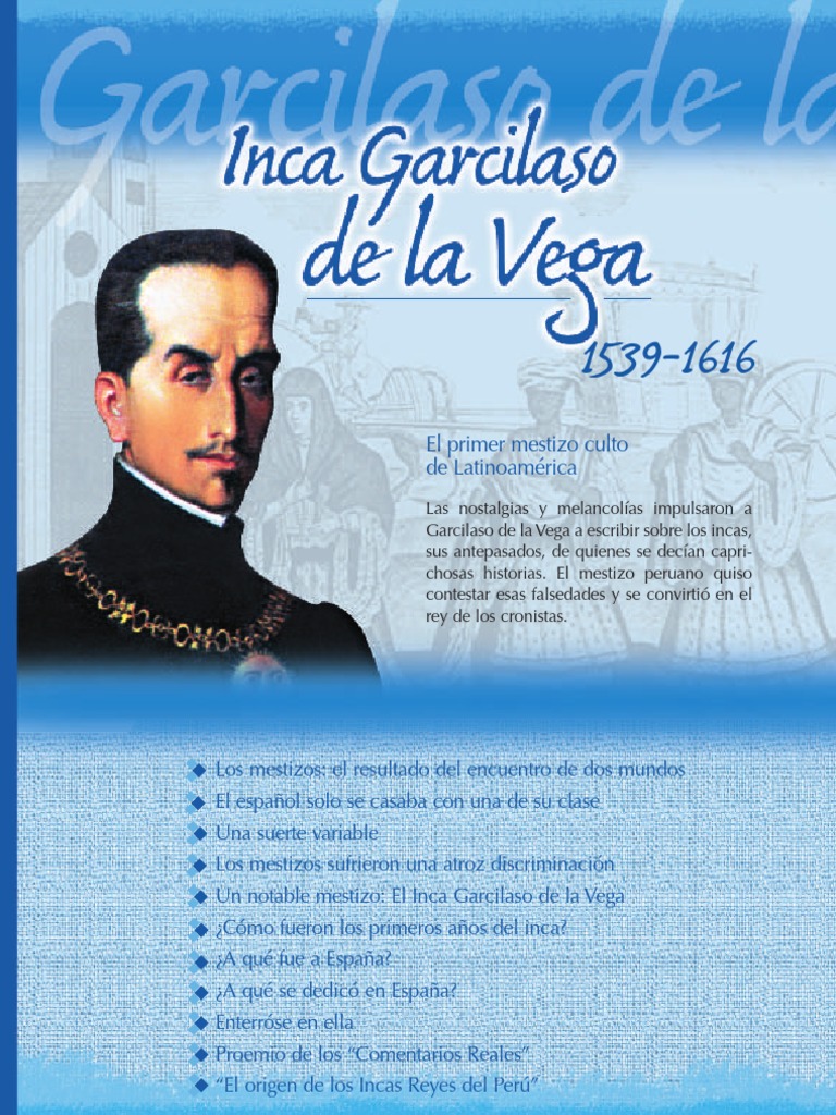 Garcilaso de La Vega | PDF | Métis | Imperio Inca