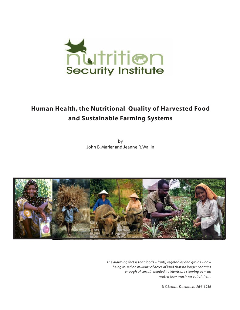 NSI White-Paper Web | PDF | Soil | Organic Foods