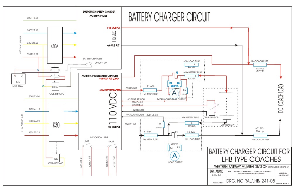 LHB Battery Cherger Drawing | PDF