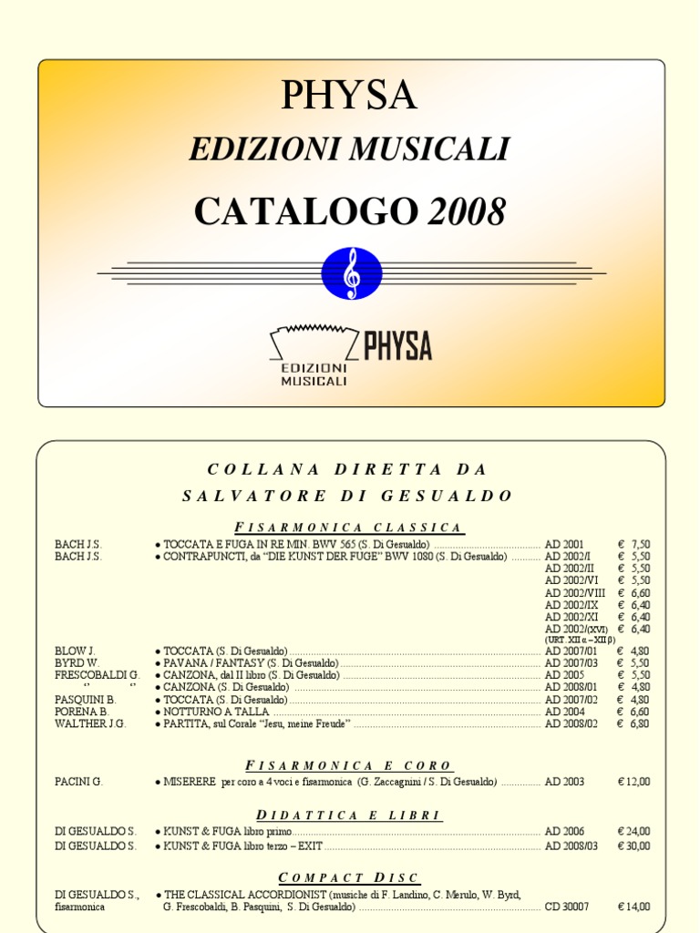 Catalogo PHYSA | PDF