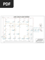 Indian Railway LHB Coach Diagram Powercar Schematic Diagram (HT) | PDF