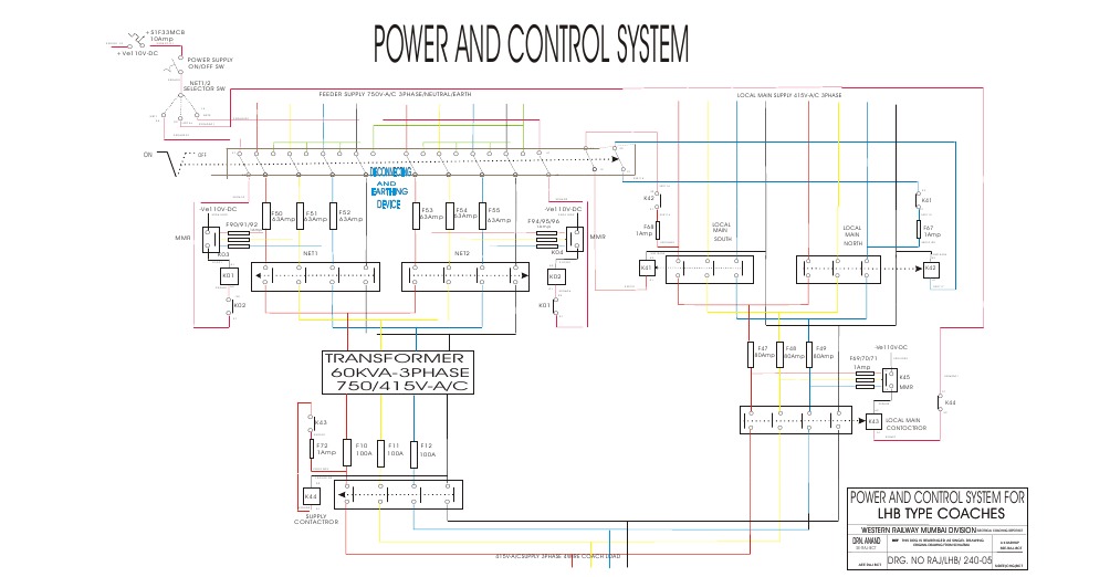 LHB AC Coach Wiring Diagram Overview | PDF | Technology & Engineering