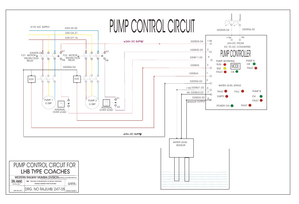 LHB Coach Wiring and Pump Control Diagrams | PDF | Computers ...