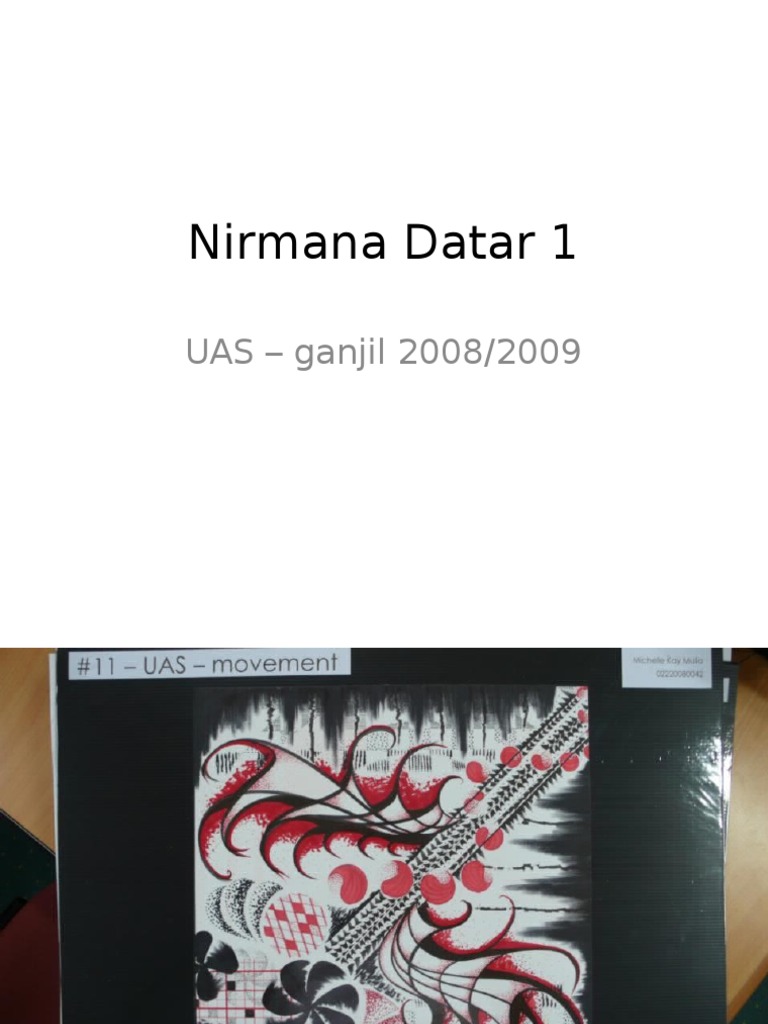 Nirmana Datar 1 - UAS | PDF