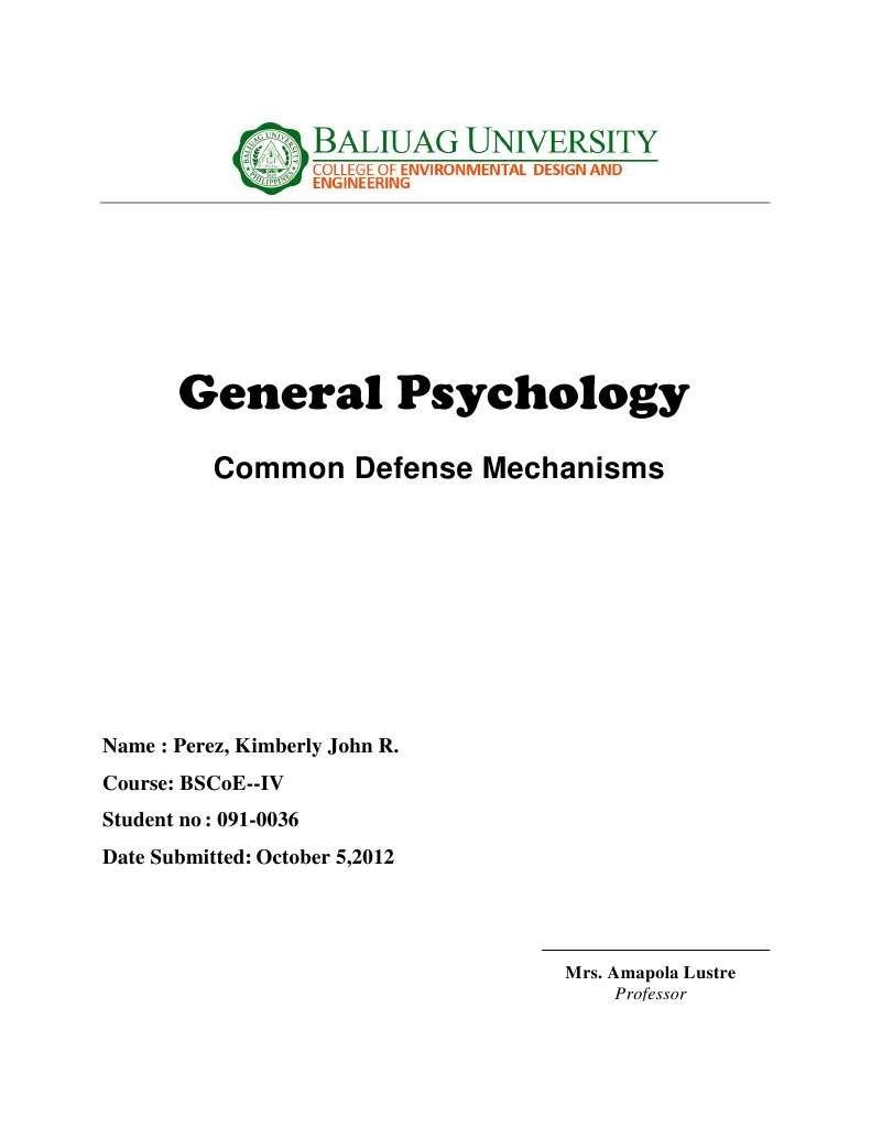 Primitive Defense Mechanisms | PDF | Anger | Thought Primitive Defense Mechanisms | PDF | Anger | Thought