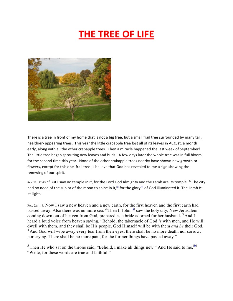 Tree of Life | PDF