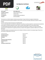 Information - Dewa Undertaking Letter | PDF