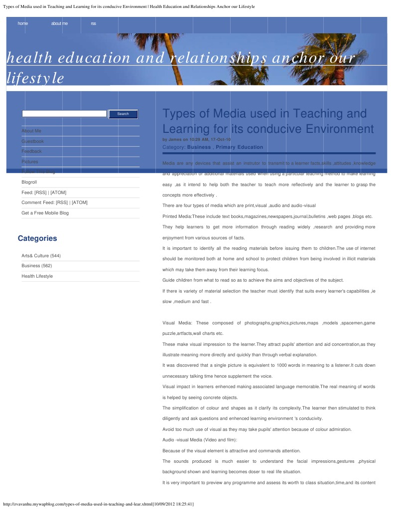 Types of Media Used in Teaching and Learning For Its Conducive Environment | PDF | Mass Media ...