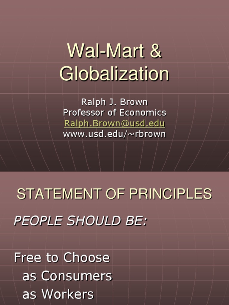 Economic Impact of Wal-Mart Analysis | PDF | Walmart | Retail