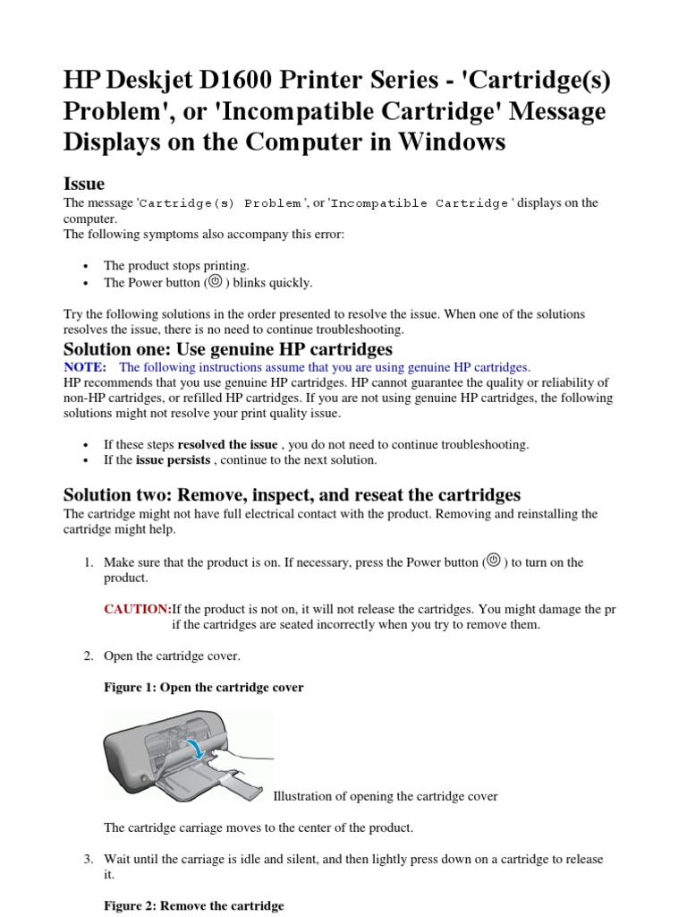 HP Deskjet D1600 Printer Series | PDF | Office Equipment | Computing