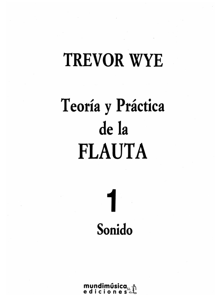 Metodo Flauta Traversa (1) Trevor Wye Teoria y Practica de La Flauta ...
