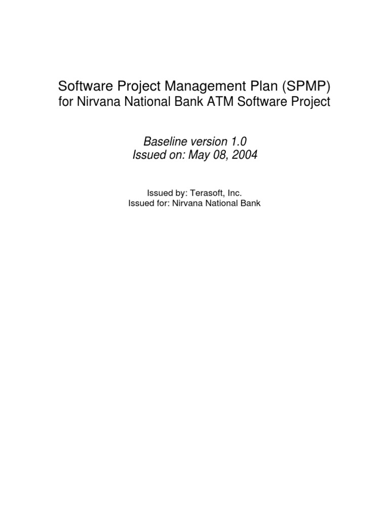 SPMP ProjectManagement | PDF