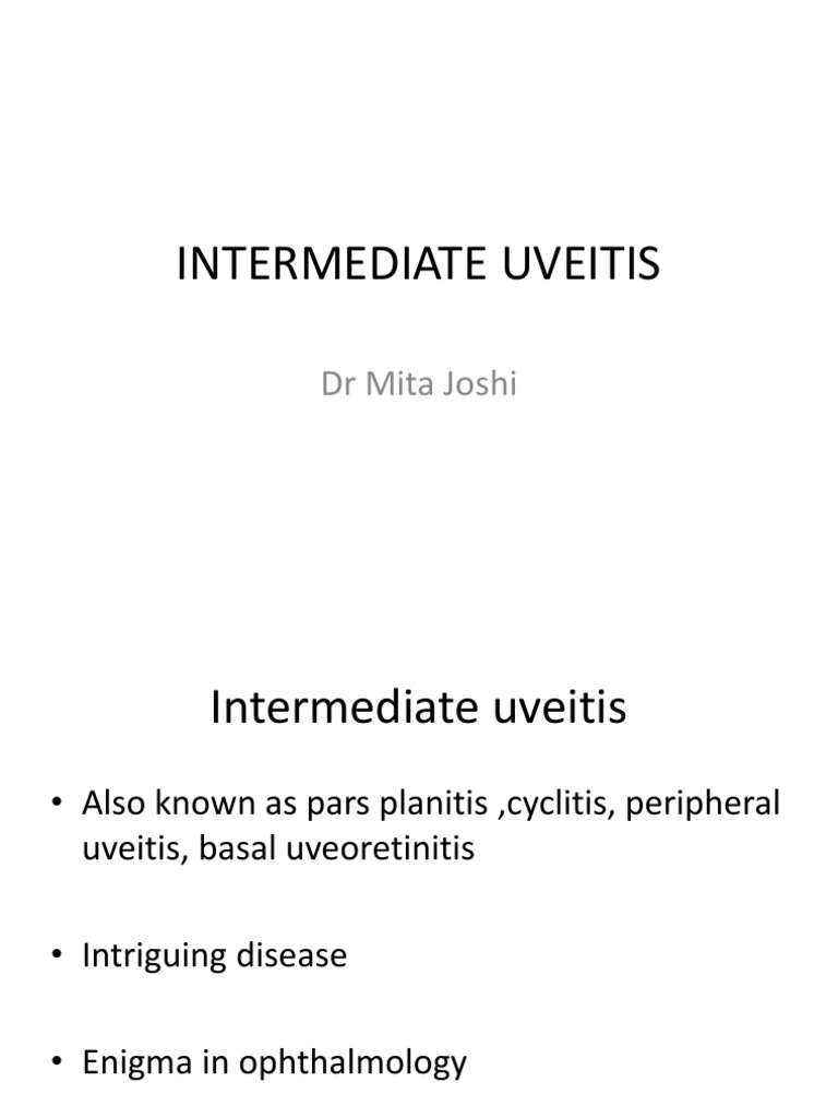 Intermediate Uveitis | Clinical Medicine | Diseases And Disorders