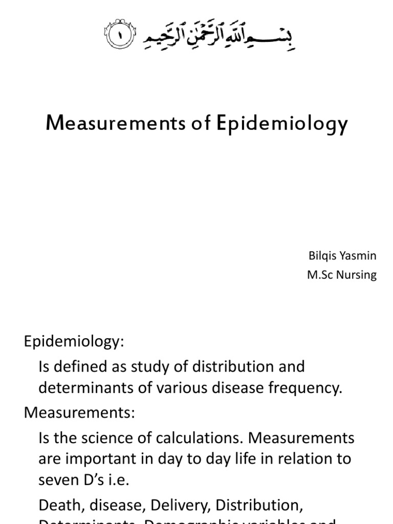 Measurements of Epidemiology | Incidence (Epidemiology) | Prevalence Measurements of Epidemiology | Incidence (Epidemiology) | Prevalence