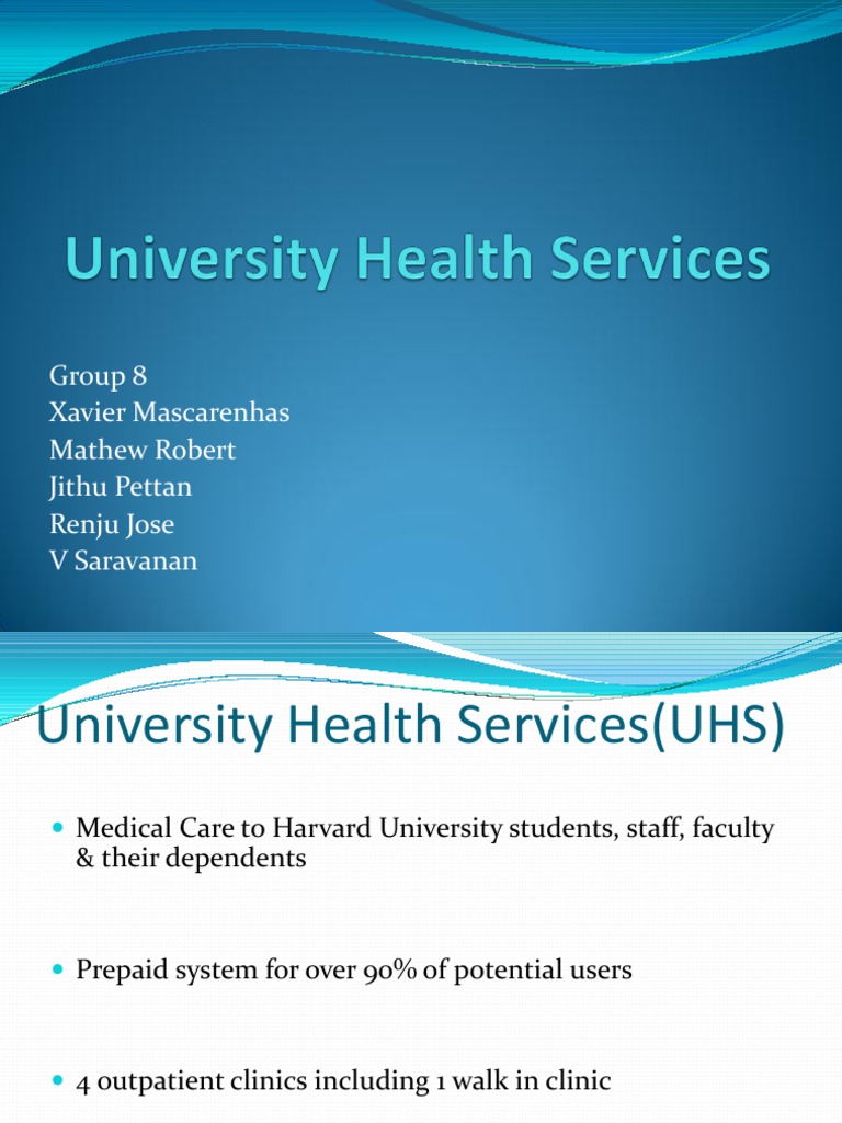 University Health Services | PDF