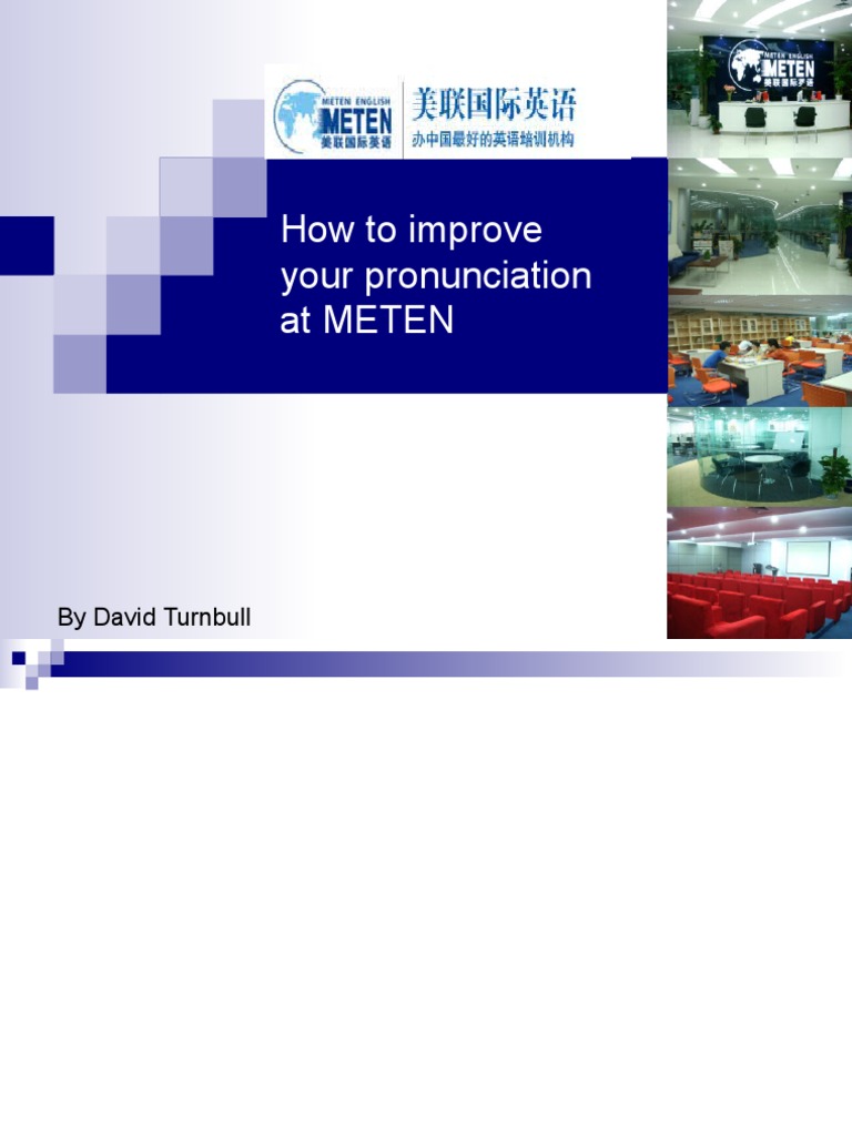 How To Improve Your Pronunciation at METEN | PDF | Stress (Linguistics ...