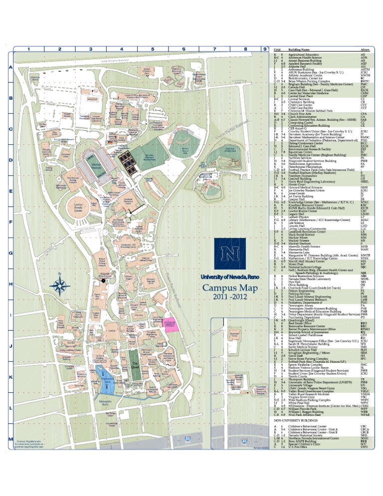 UNR Campus Map | PDF