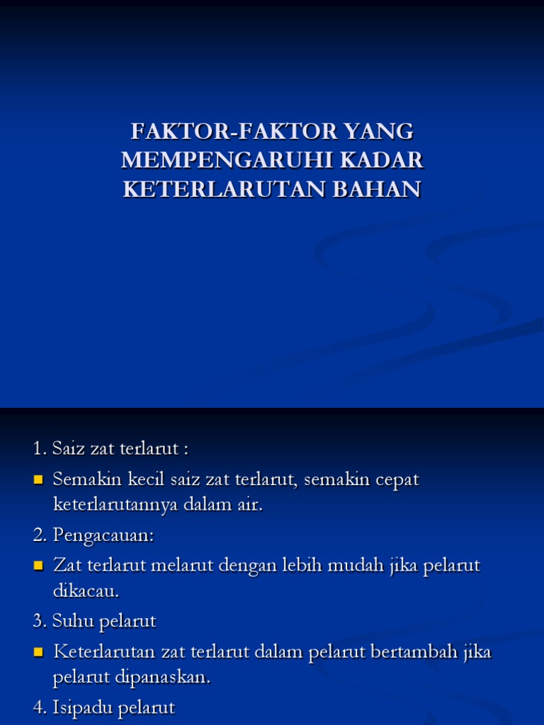 Air Sebagai Pelarut | PDF