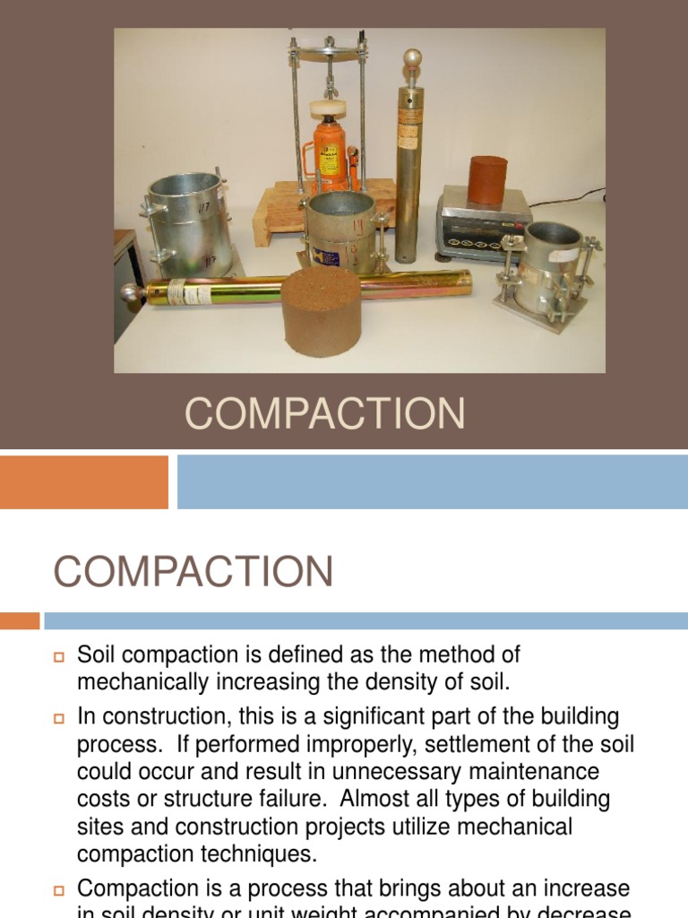 Compaction | PDF | Soil | Density