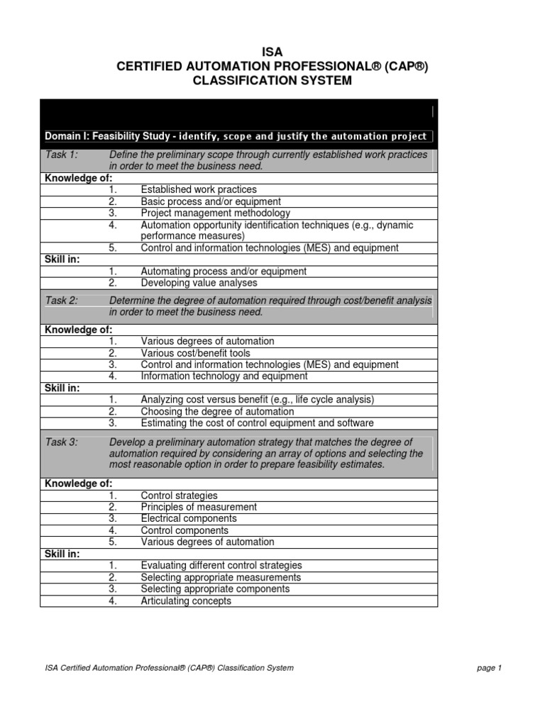 Cap Classification System Web | PDF