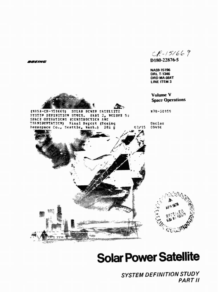 Solar Powered Satellites | PDF | Nasa | Satellite