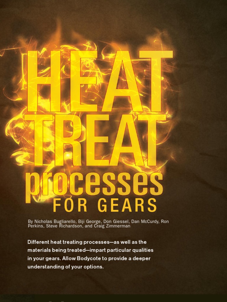 Gear Heat Treatment | Heat Treating | Steel | Free 30-day Trial | Scribd