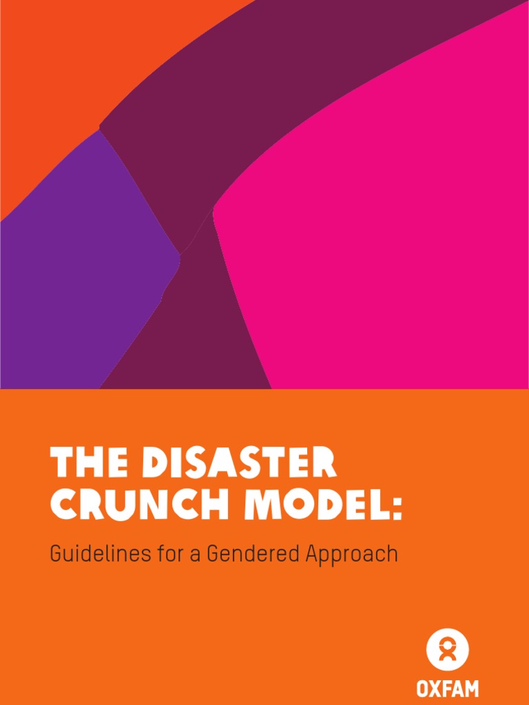 The Disaster Crunch Model: Guidelines For A Gendered Approach | PDF ...