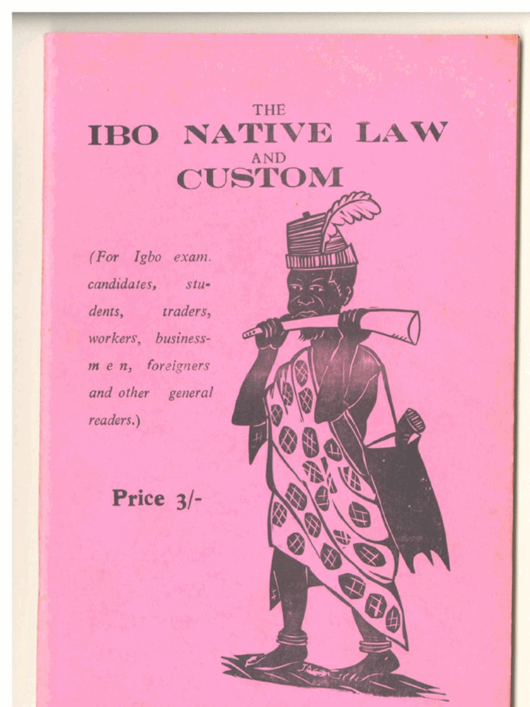 Ofo Law of Igbo | PDF | Igbo People | Funeral